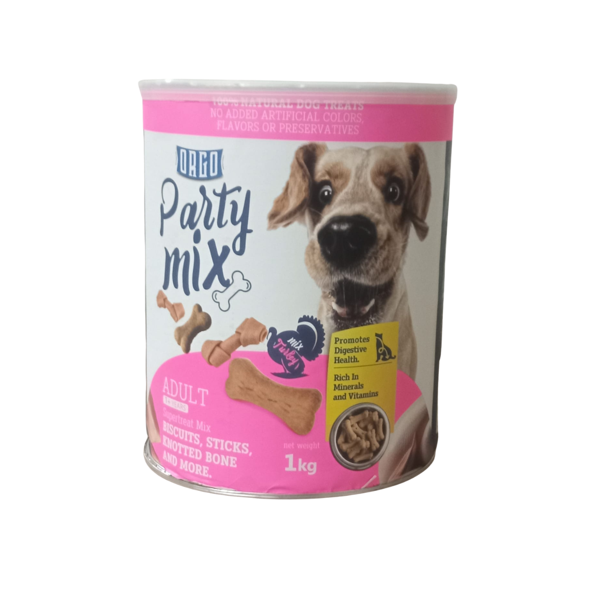 Orgo Party Mix treats with Turkey 1 kg – PetFriend