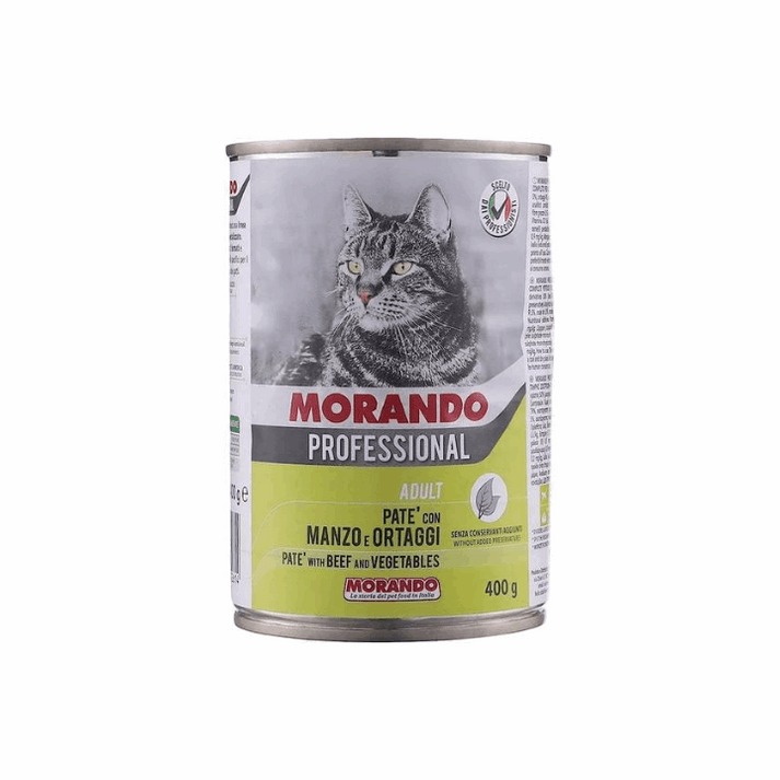 Morando pate' beef & vegetables cat wet food 400 g – PetFriend