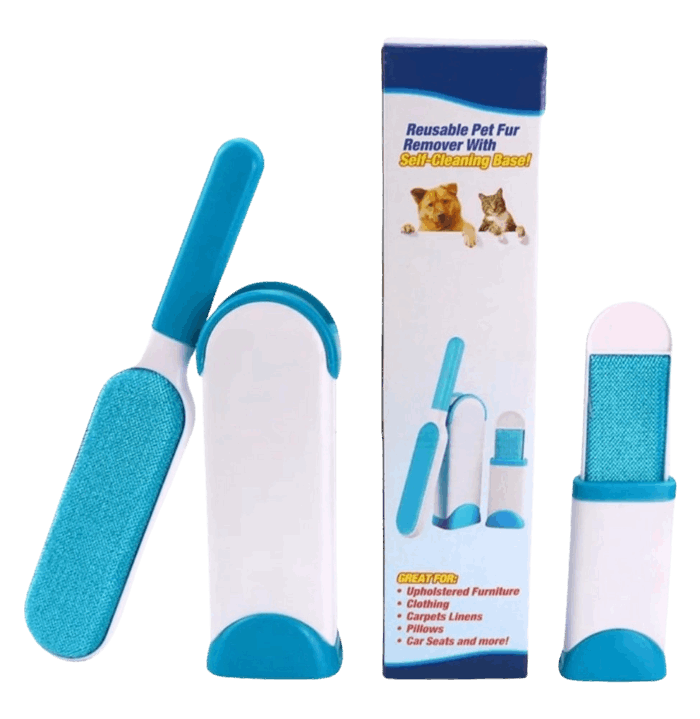 Reusable Pet fur Remover with self-cleaning base – PetFriend